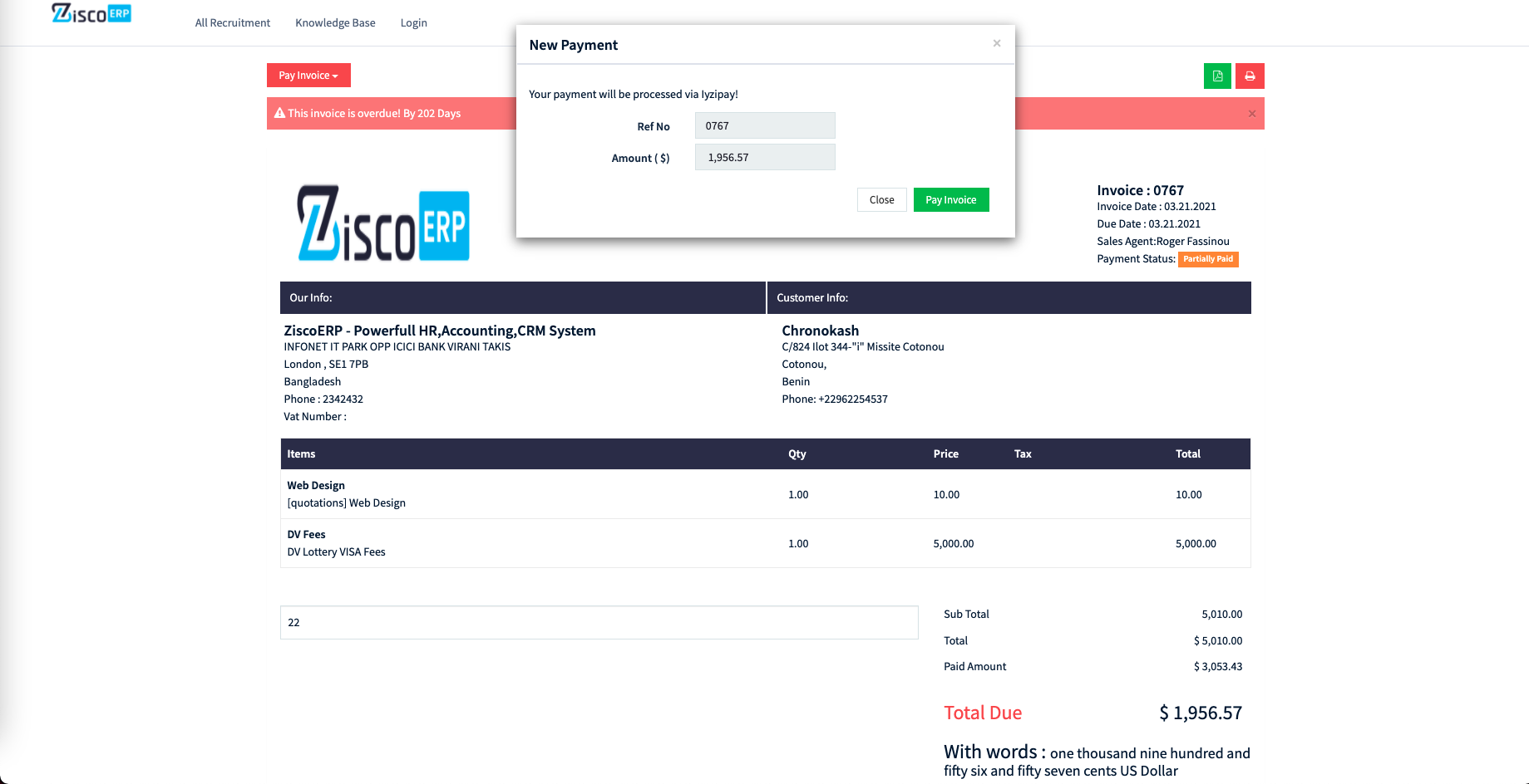 Iyzipay payment gateway for ZiscoERP by unique_coder | CodeCanyon